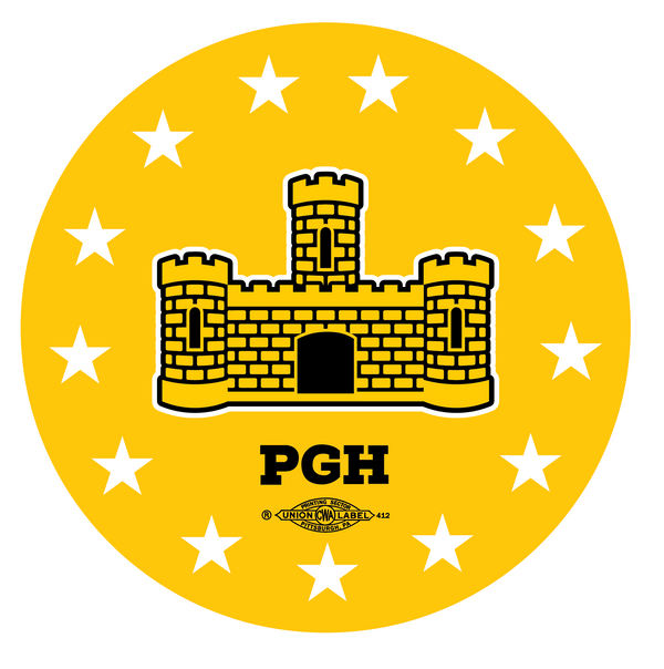 Pittsburgh City Icon Sticker - cwpress
