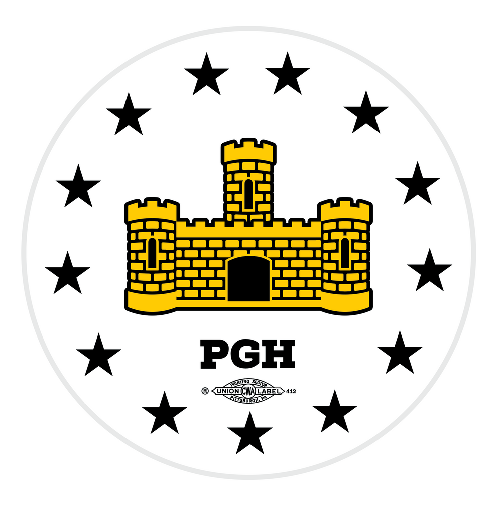 Pittsburgh City Icon Sticker - cwpress