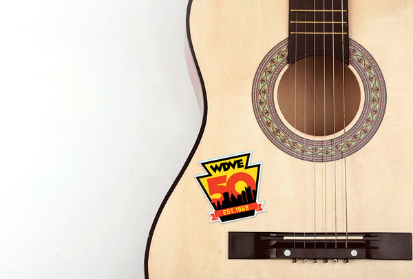 WDVE 50th Anniversary Sticker - cwpress